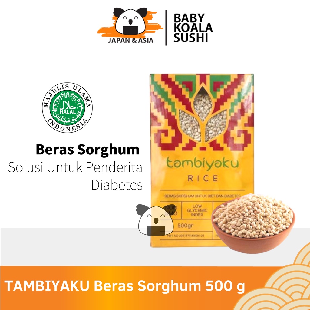Jual TAMBIYAKU Beras Sorghum 500 g Halal | Beras Rendah Kalori | Untuk ...
