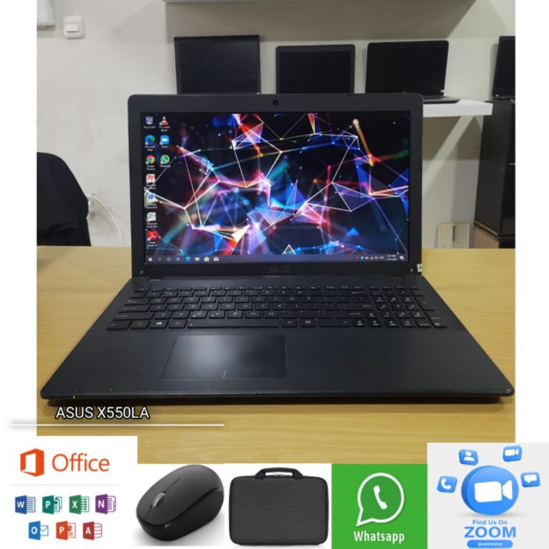 Jual Laptop Asus X550LA Intel Core i5 Ram 4GB SSD 128GB Siap Pakai ...