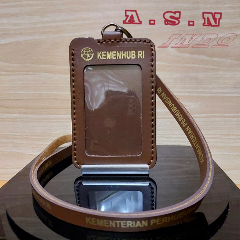 Jual Id Card Kulit KEMENHUB Id Card Kulit Kementerian Perhubungan ...