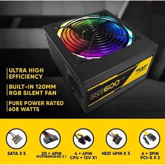 Jual POWER SUPPLY PSU ARMAGGEDDON VOLTRON GOLD 600 RGB 600W ORIGINAL | Shopee Indonesia