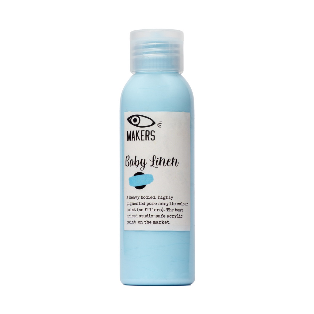 Jual Baby Linen Acrylic Paste Paint 100ml by MAKERS | Shopee Indonesia