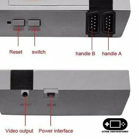 Jual Stik Clone Nintendo NES Mini Classic Controller NES Klasik 9 Pin ...