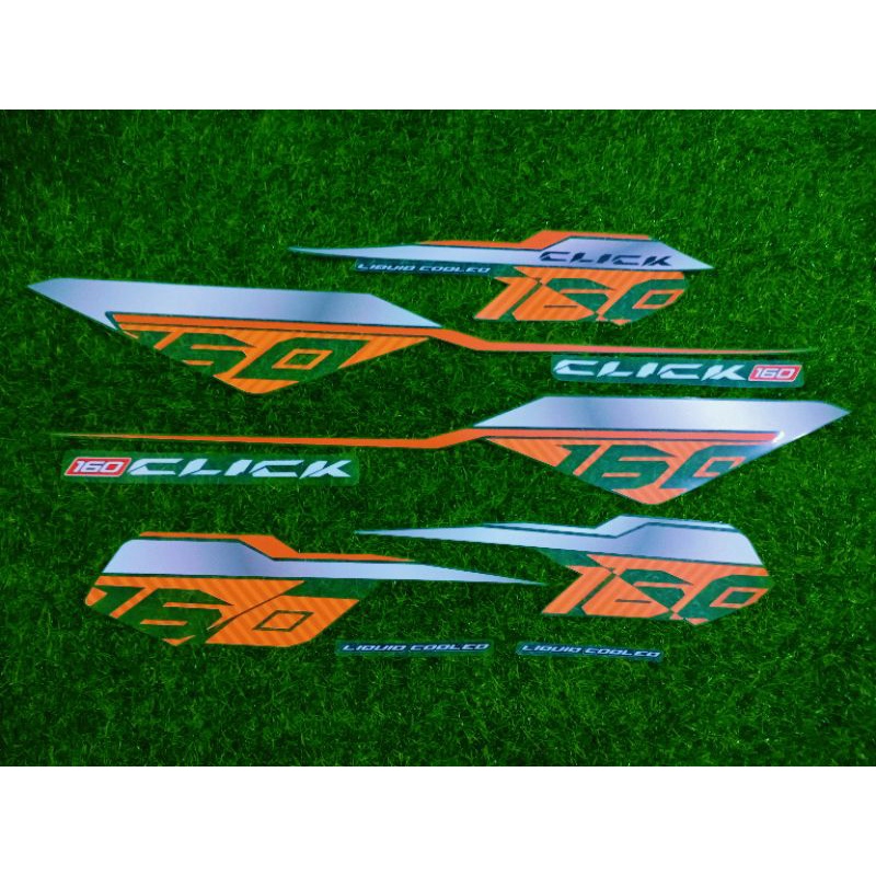 Jual STRIPING STICKER TRANSPARAN VARIO 160 TERBARU LIST OREN | Shopee ...