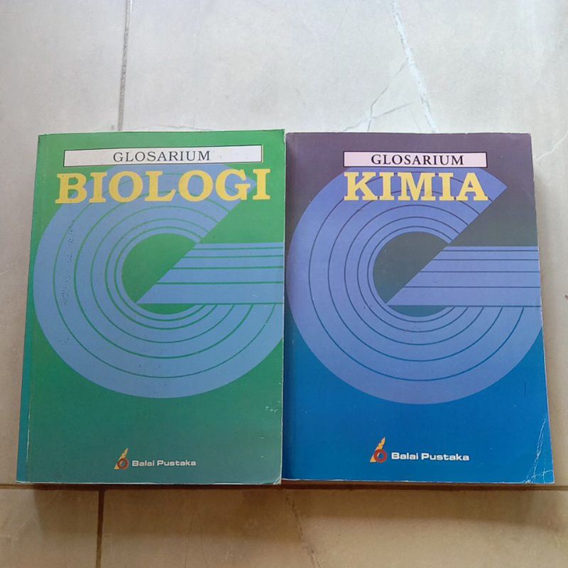 Jual Paket 2 Buku Glosarium Biologi dan Kimia - Balai Pustaka | Shopee ...
