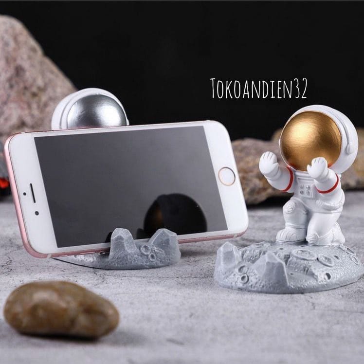 Jual Phone Holder Hp motif Astronot HD60 HD-60 stand Handphone dudukan ...