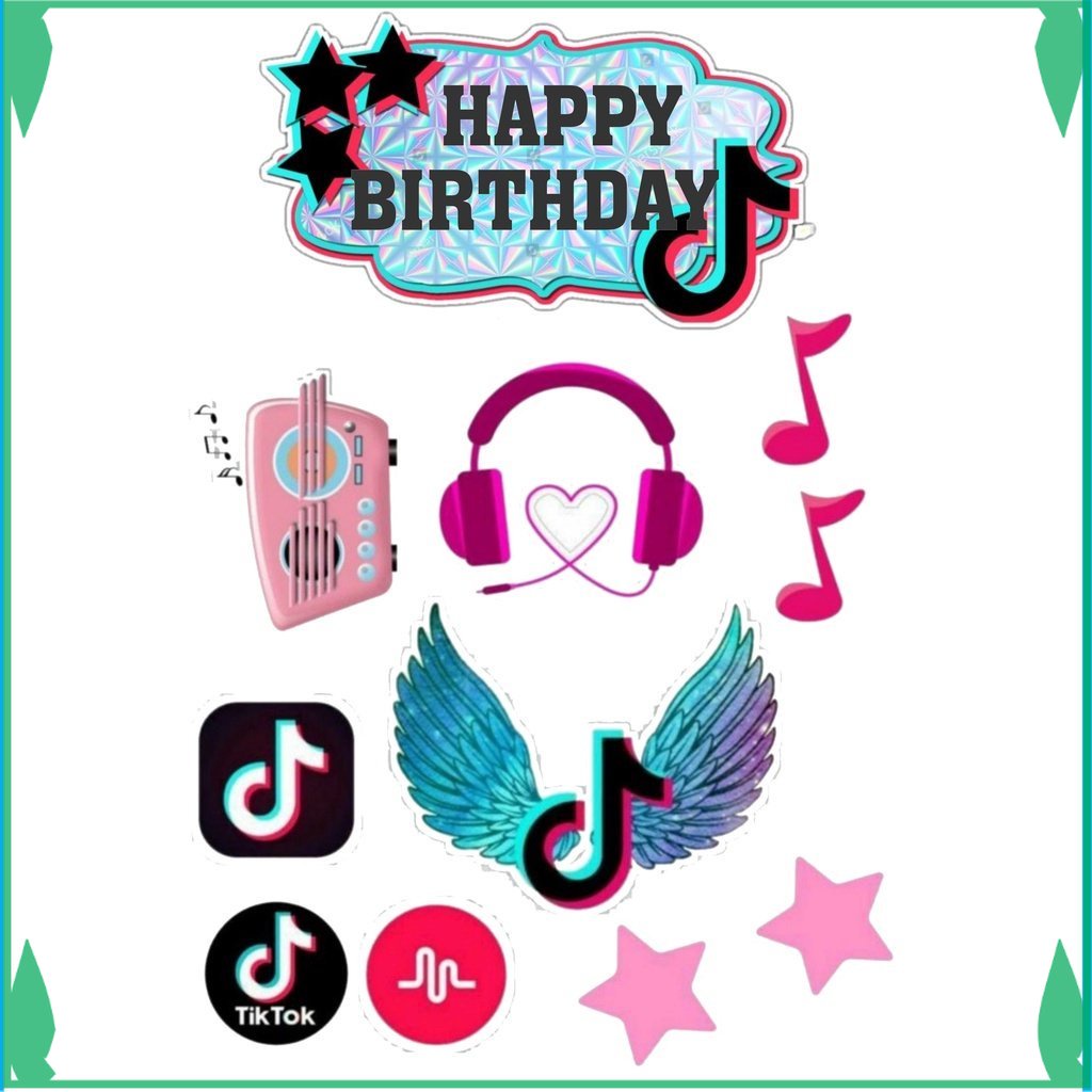 Jual TOPER CETAK TOPPER CAKE TOPPER ULTAH TOPPER ULANG TAHUN / HIASAN ...