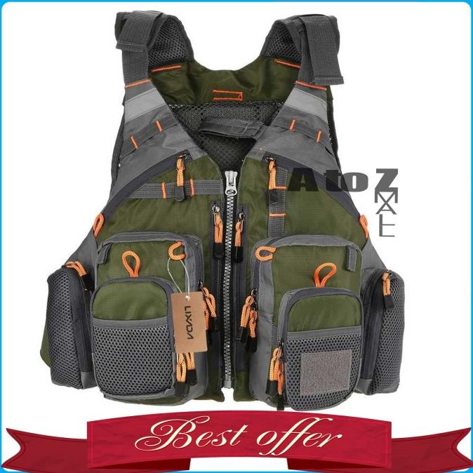 Jual Rompi Pancing Fishing Life Jacket Multi Slot | Shopee Indonesia