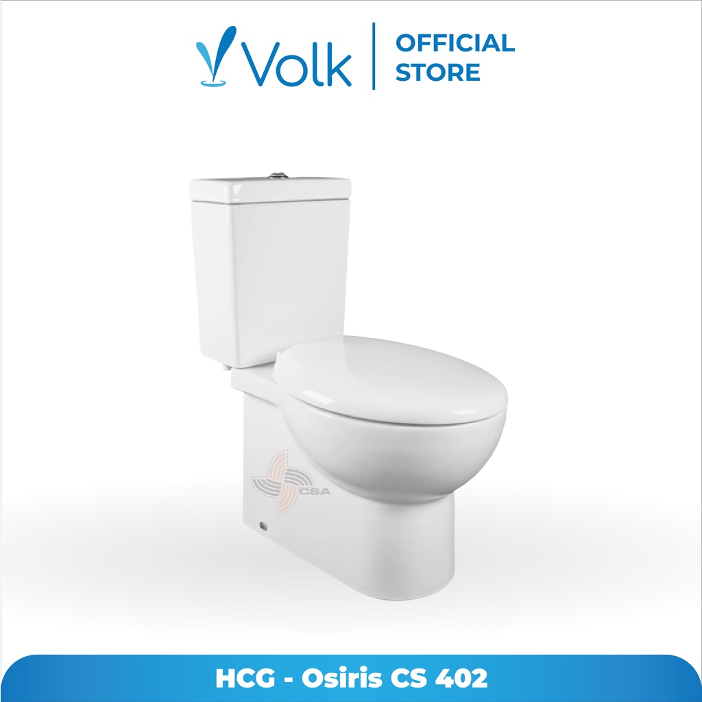 Jual Promo Kloset Duduk Hcg Osiris CS402 Two Piece Toilet White ...