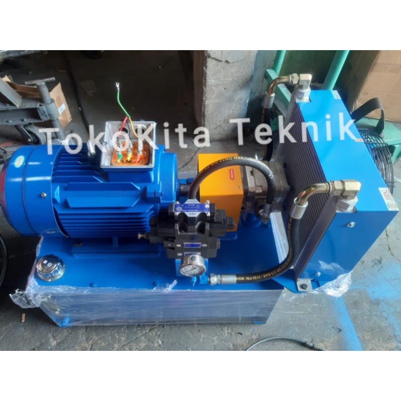 Jual Power Pack Hydraulic 150 Liter Electrik Double Acting Motor 20Hp ...