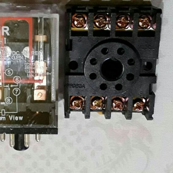 Jual Relay Omron Original MK2P - I input: 220V Ac (100℅ ORI) + socket ...