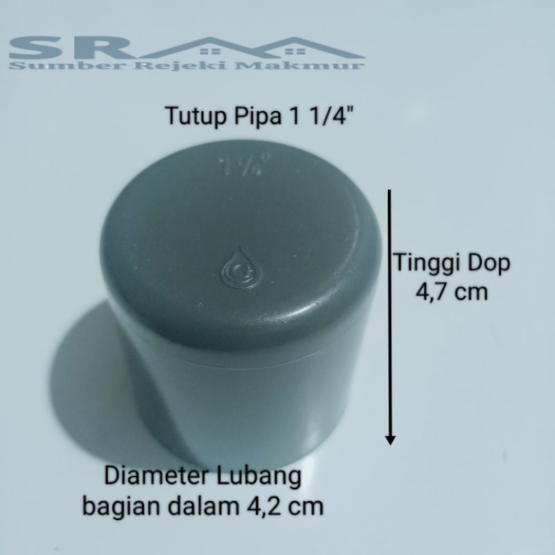 Jual Dop pipa 1 1/4 inc Tutup pipa paralon 1 1/4" GRS | Shopee Indonesia