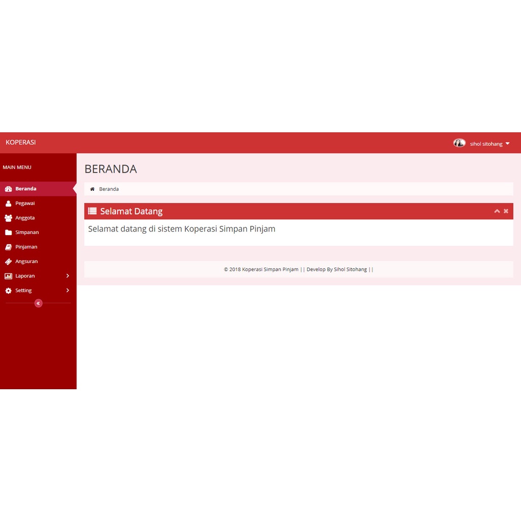 Jual Aplikasi Koperasi Simpan Pinjam Berbasis Web dengan Codeigniter ...