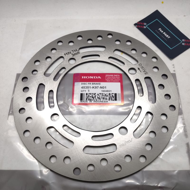 Jual PIRINGAN CAKRAM DEPAN DISC BRAKE DEPAN PCX 150 2018 K97 | Shopee ...