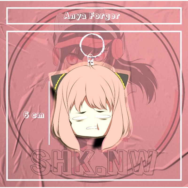 Jual Keychain Anya Forger Spy X Family ||Gantungan kunci Anya||original ...