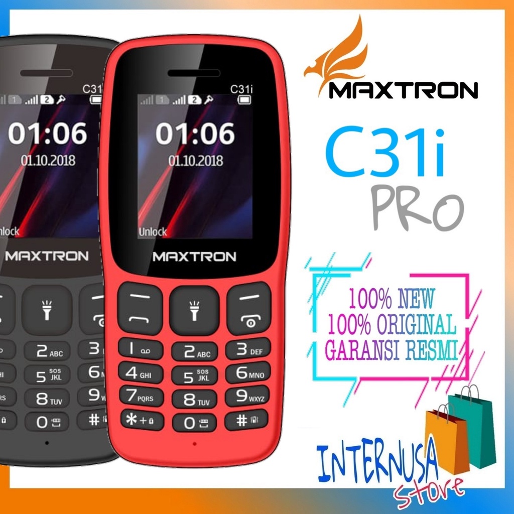 Jual HP MURAH MAXTRON C31i PRO - HP CANDYBAR 1,8" DUAL SIM GSM - BISA ...