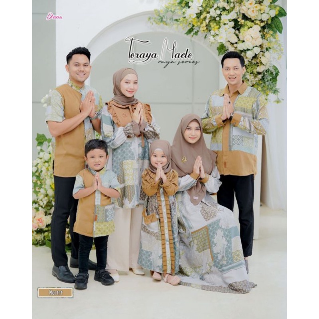Jual Moslem Ori Eid Edition Couple Family Set Sarimbit Toraya Maleo ...