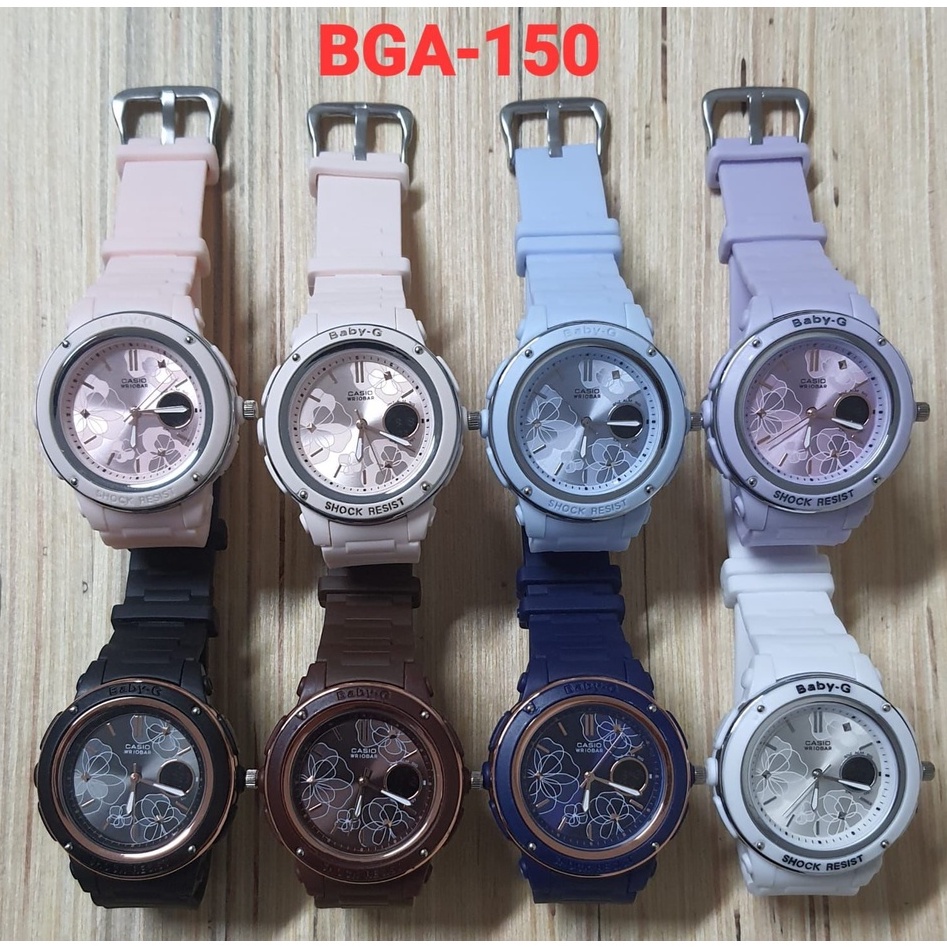 Jual Baby-G Shock BGA-150 Jam tangan digital wanita & anak anak dual ...