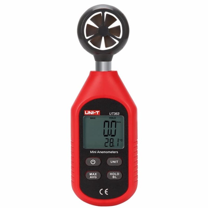 Jual Alat Ukur Digital Anemometer Thermometer Alat Ukur Kecepatan Angin ...
