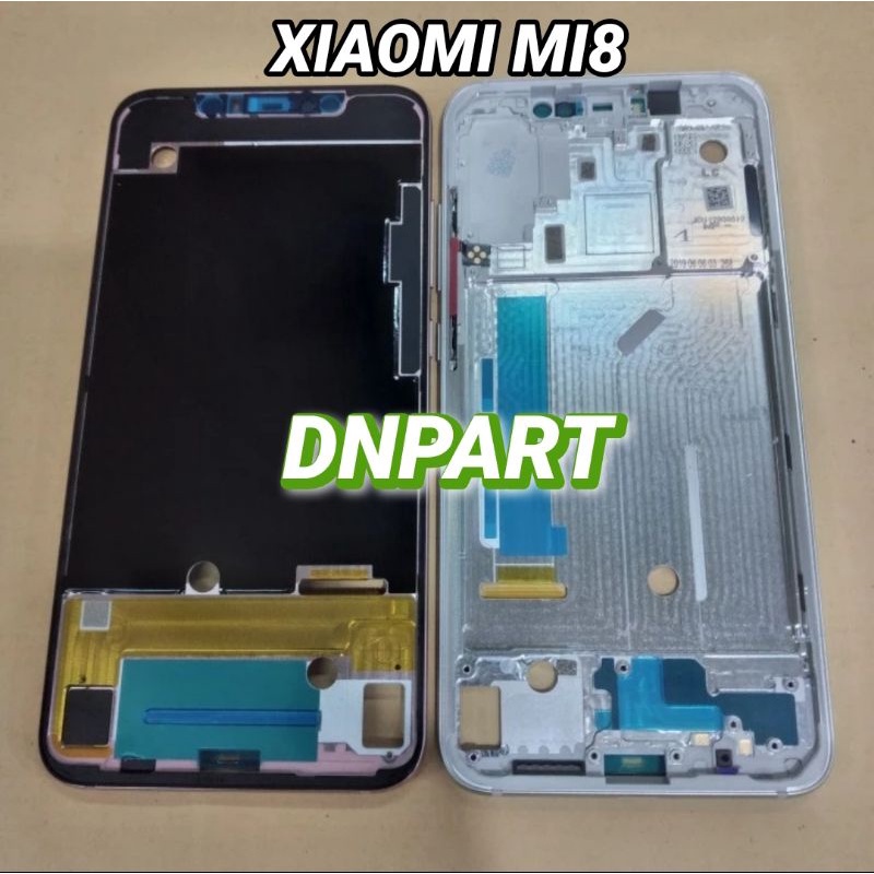 Jual frame Bazel tulang tengah tatakan dudukan lcd XIAOMI MI8 MI 8 original | Shopee Indonesia