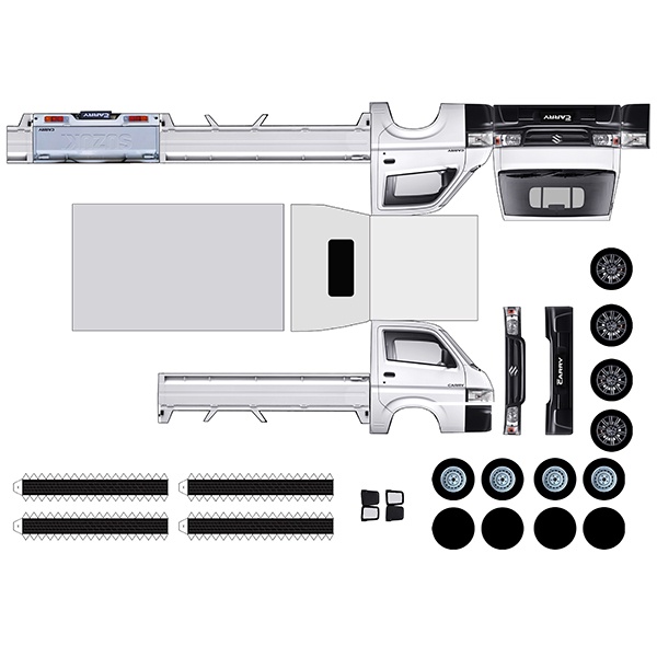 Jual DIY Miniatur Carry Pick Up Papercraft | Shopee Indonesia