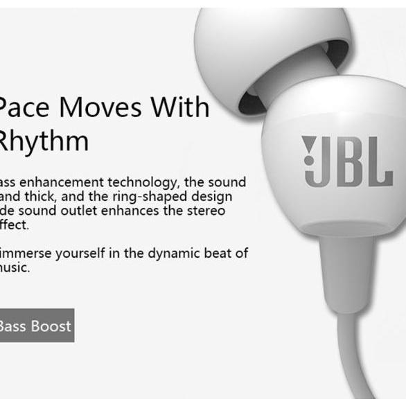 Jual JBL C100SI ORIGINAL HEADSET IN EAR WITH MIC HANDSFREE BY HARMAN ...