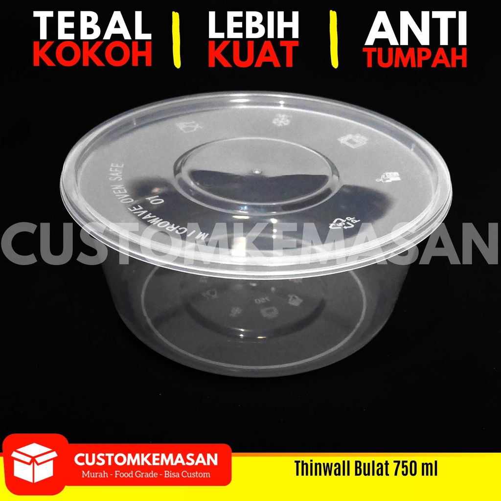 Jual Thinwall / Thinwall Premium / Food Container / Kemasan makanan ...