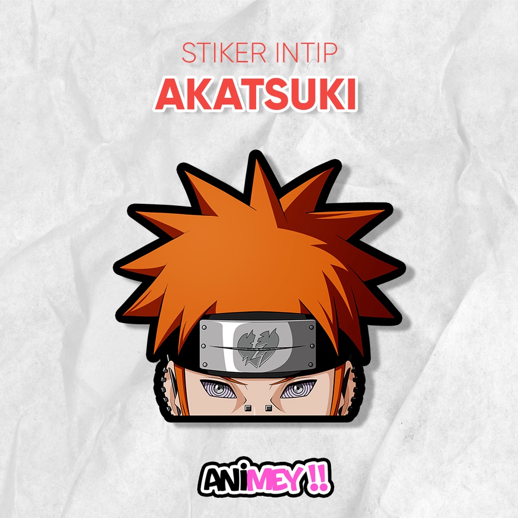 Jual Stiker Intip Akatsuki Anime Naruto / Sticker Waterproof | Shopee ...