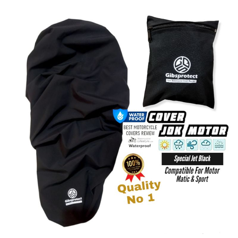 Jual Cover Jok Motor Waterproof Spesial Jet Black Lotus Sarung Jok ...