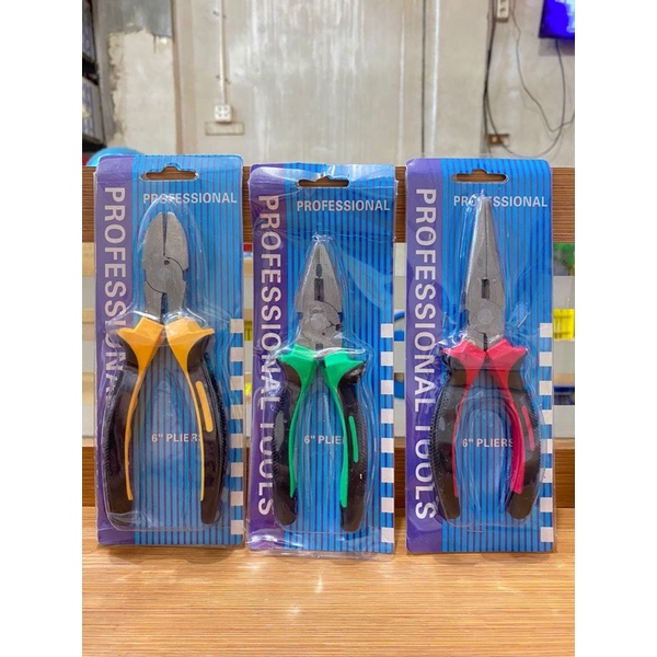 Jual Tang Professional 6 inch Kombinasi - Lancip - Potong | Shopee ...