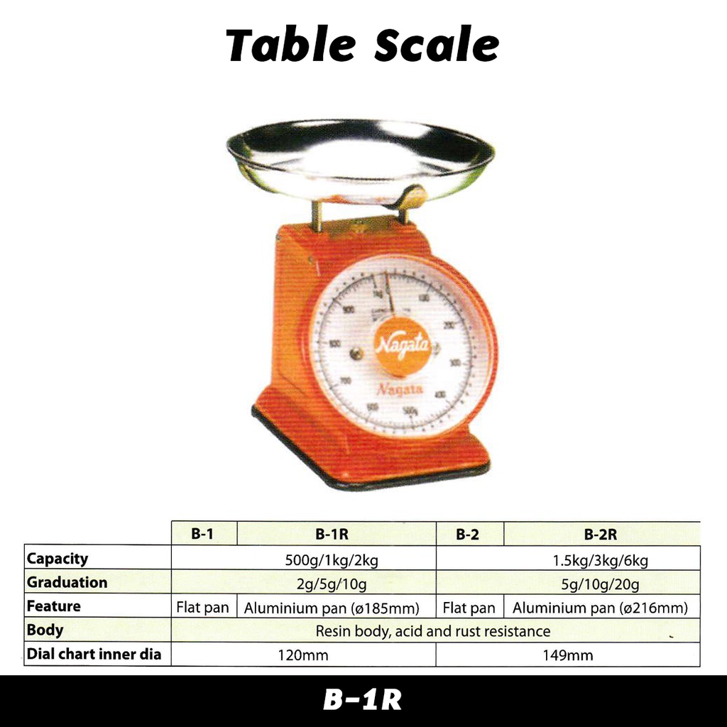 Jual TIMBANGAN NAGATA B1-R TIMBANGAN DAPUR TIMBANGAN RUMAH TANGGA 500gr ...