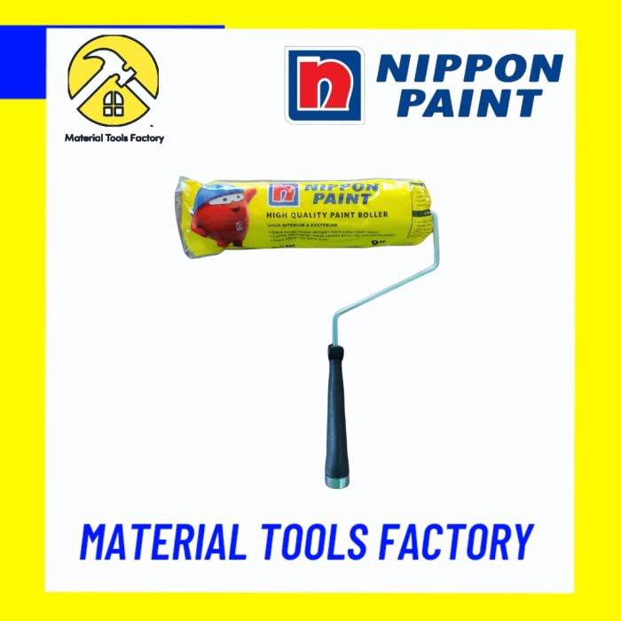 Jual Roll Roll Cat Besar Premium Nippon Paint - Rol Cat Tembok - Roller ...