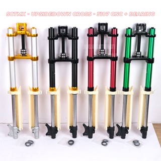 Jual Shock Depan USD Upsidedown PNP Motor CRF 150L KLX 150 Scarlet 3107 CNC + Bearing / USD ...
