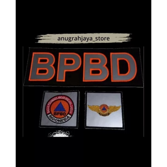 Jual Logo bordir PATCH satu set BPBD | Shopee Indonesia