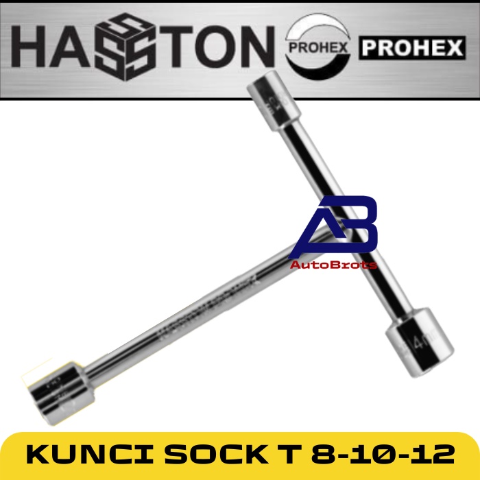 Jual HASSTON Kunci Sock T 8-10-12 / Kunci Y-Type 3 Way Model T 8x10x12 ...