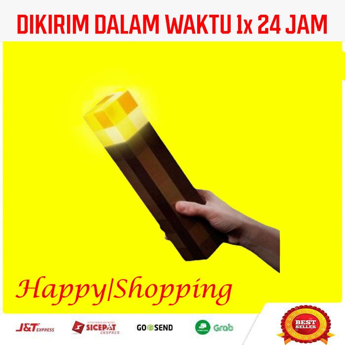 Jual Light Up Minecraft Torch | Shopee Indonesia