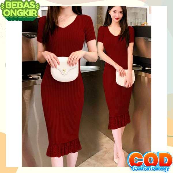 Jual Drees Cewe Kekinian Casual Dres Remaja Korea Bsju Sexi Model ...