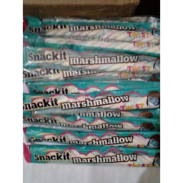 Jual Snackit marshmallow twist pack 13gr x 10 pcs | Shopee Indonesia