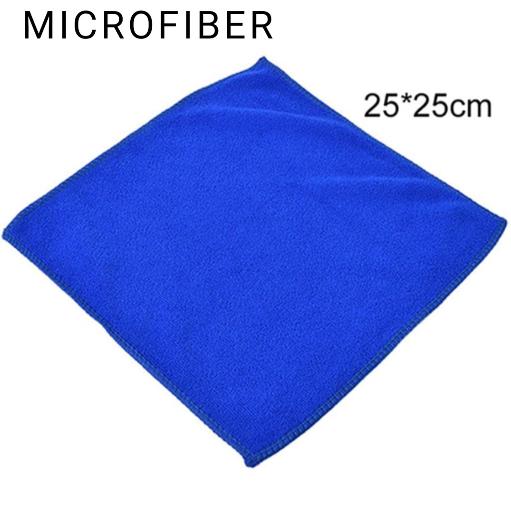 Jual KAIN LAP MOBIL MICROFIBER HANDUK MIKROFIBER 25X25CM | Shopee Indonesia