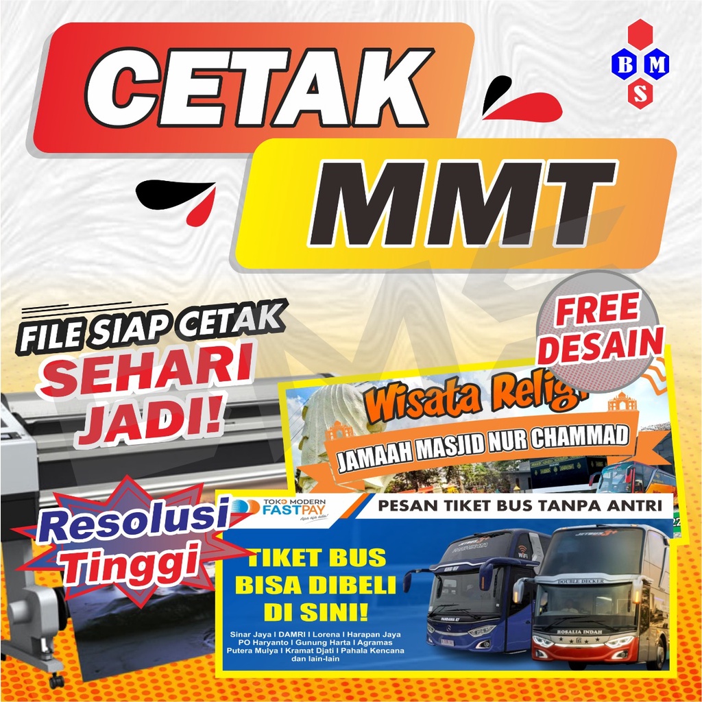 Jual Cetak MMT Banner Spanduk Backdrop Custom Murah Berkualitas FREE ...
