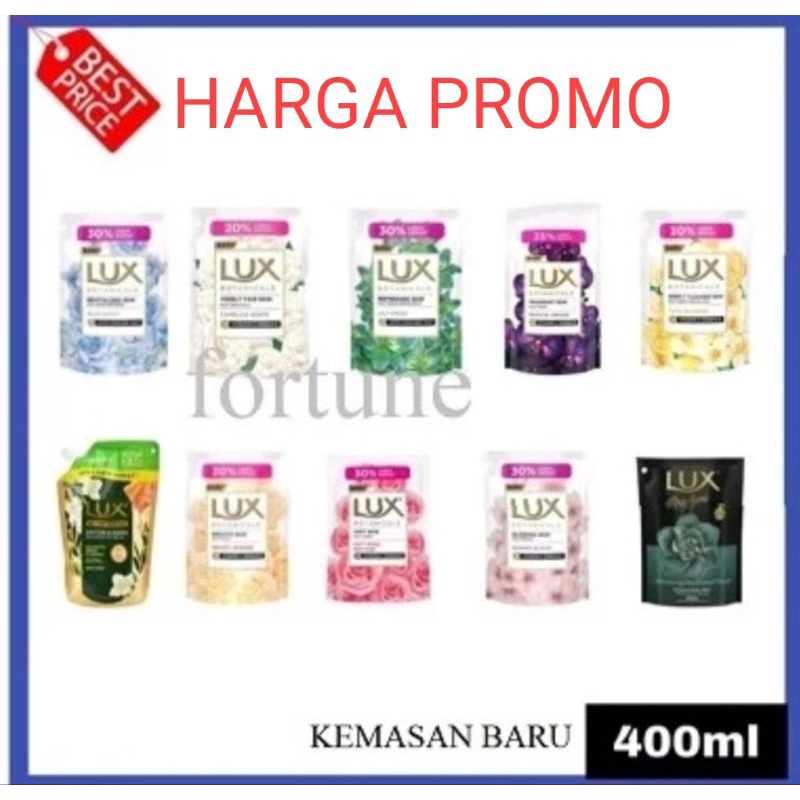 Jual LUX BOTANICAL BODYWASH SABUN MANDI CAIR 400ML | Shopee Indonesia