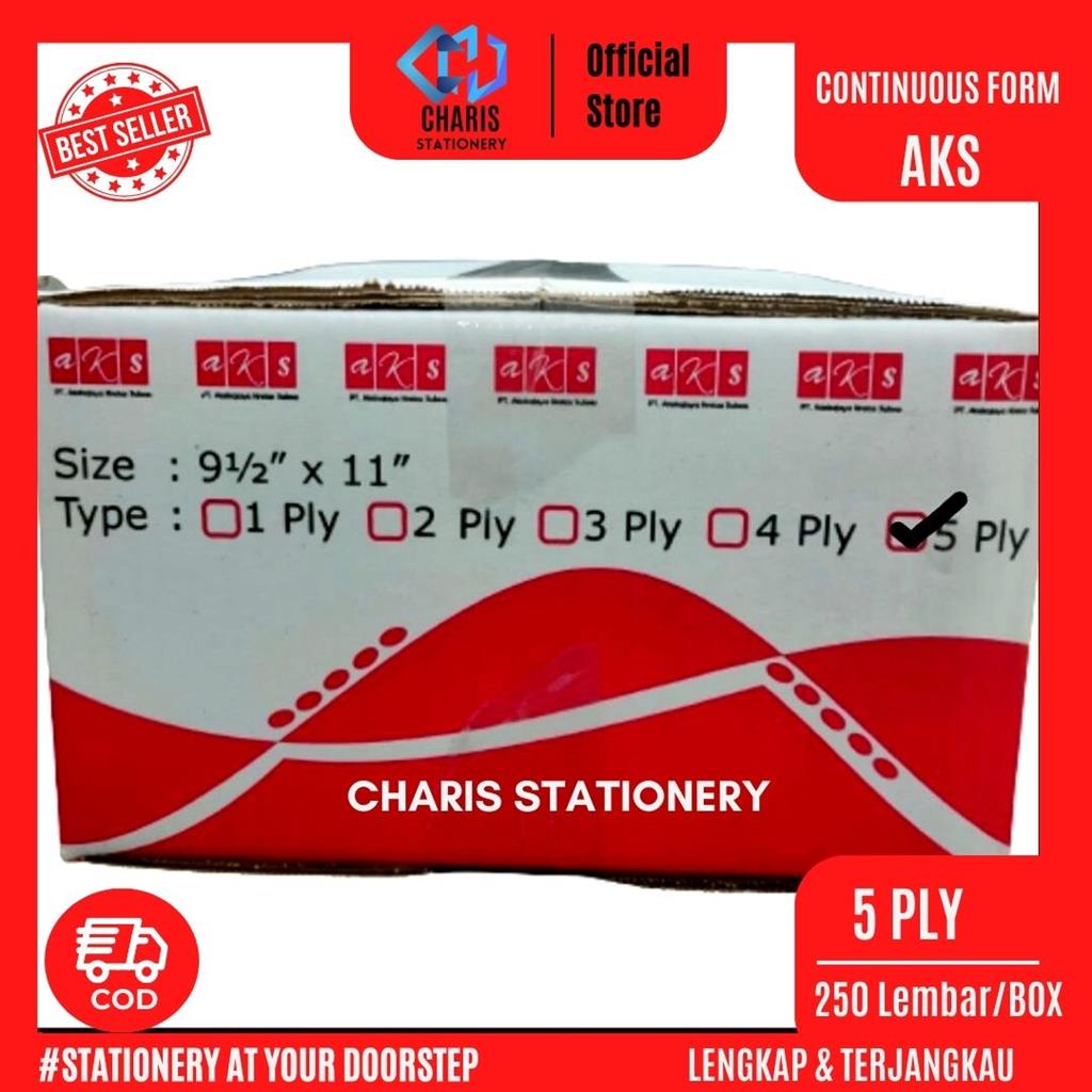 Jual CHARIS STATIONERY - Continuous Form 5-Ply AKS (250 Lembar/Box ...