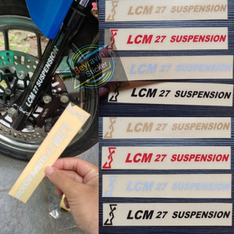 Jual STICKER LCM 27 SUSPENSION CUTTING | Shopee Indonesia