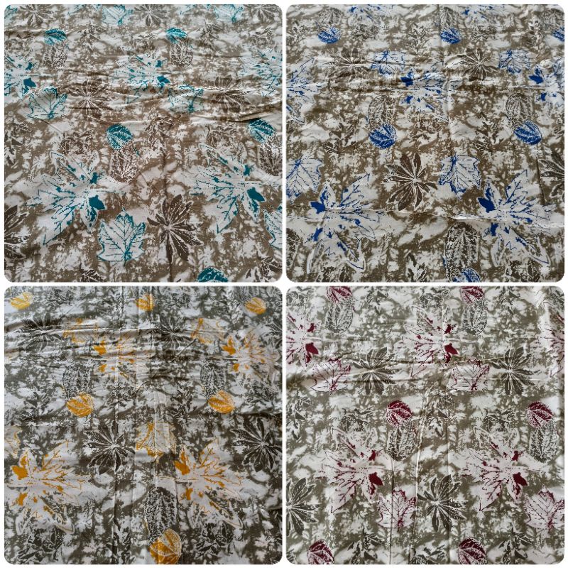 Jual adb kain batik daun abstrak motif batik daun jati | Shopee Indonesia