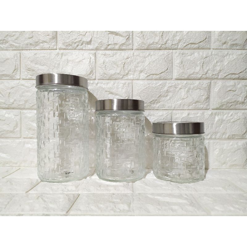 Jual Ace Hardware Glass Jar Set / Ace Hardware Kris Foodware Set Toples ...