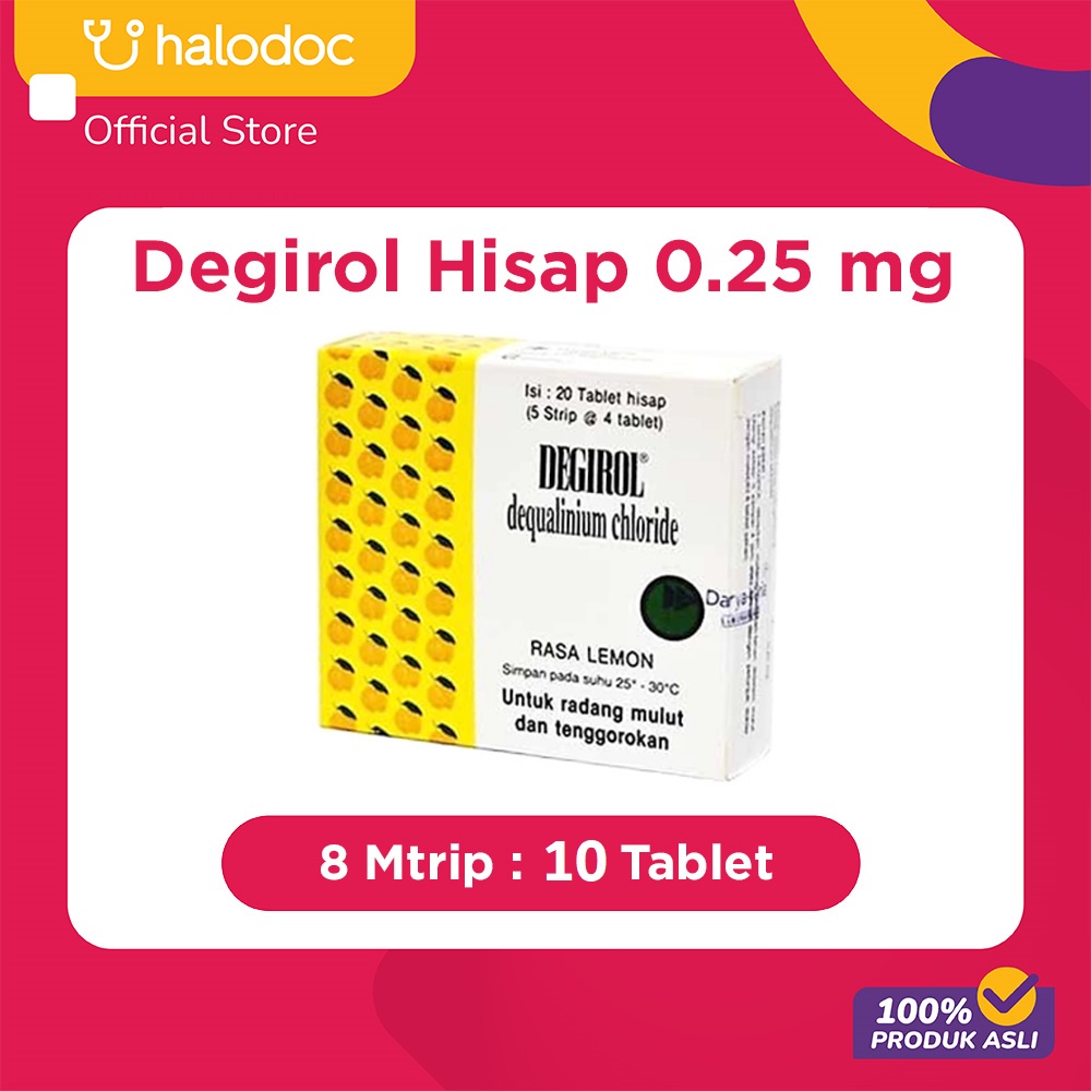 Jual Degirol Hisap 0.25 mg 10 Tablet | Shopee Indonesia