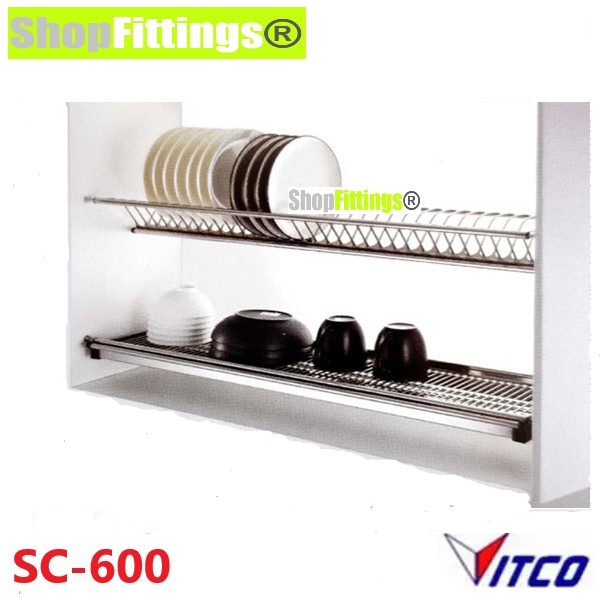 Jual Vitco Rak Dapur Piring Gelas Stainless Dish Drip Off Kitchen ...