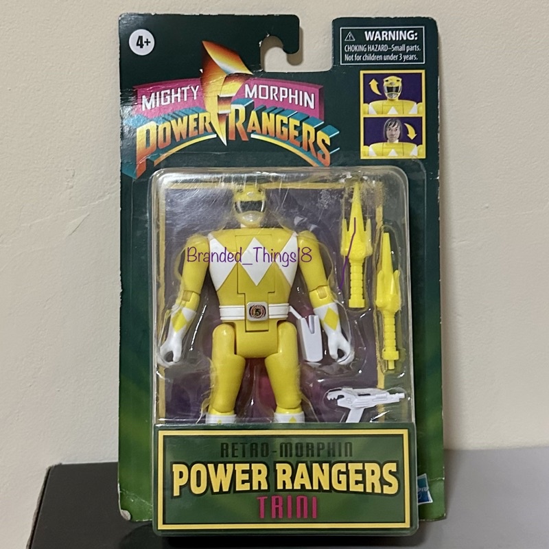 Jual Power Rangers Retro Mighty Morphin Taini Power Ranger Yellow ...