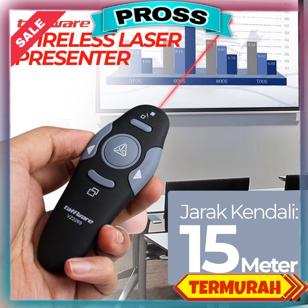 Jual Laser Pointer / Wireless Presenter / Pointer Presentasi Dengan ...