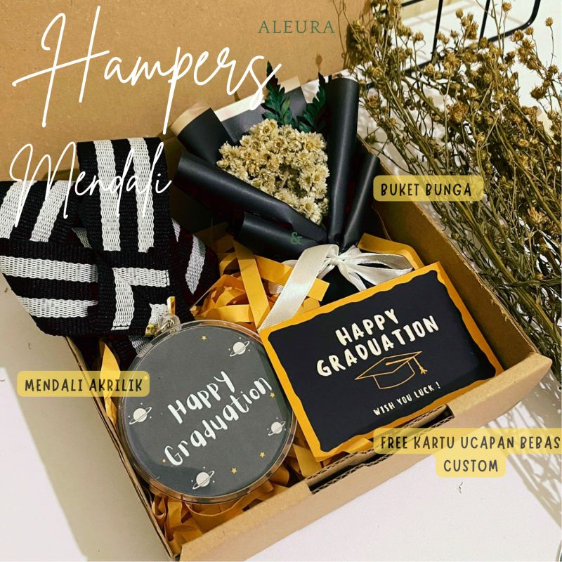 Jual Hampers Mendali akrilik custom kado wisuda graduation kelulusan ...