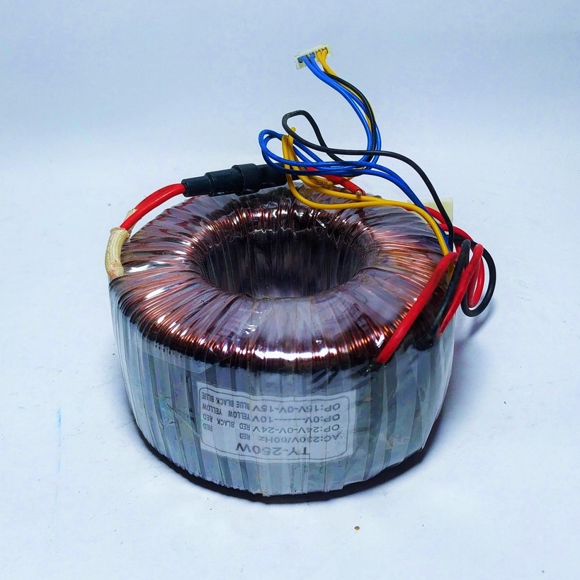 Jual Trafo toroid donat TY-250W 24v CT | Shopee Indonesia